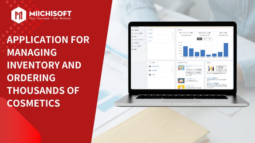 APPLICATION FOR MANAGING INVENTORY AND ORDERING THOUSANDS OF COSMETICS